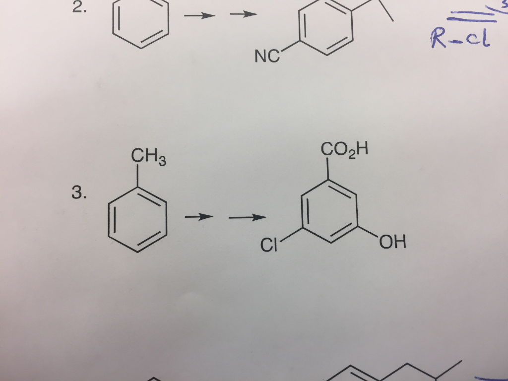 Solved CH NC Cl CO H OH R-cl | Chegg.com