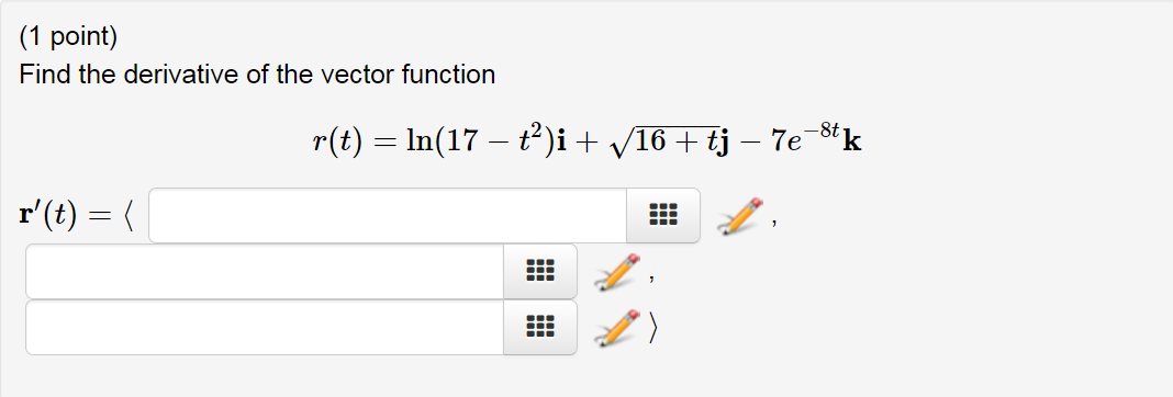 Solved ?Find the derivative of the vector function Find the | Chegg.com
