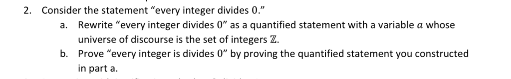 Solved Definition. For integers a and b, we say a divides b | Chegg.com