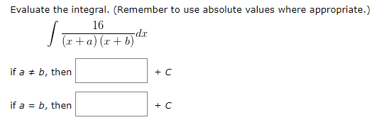 Solved: Evaluate The Integral. (Remember To Use Absolute V... | Chegg.com