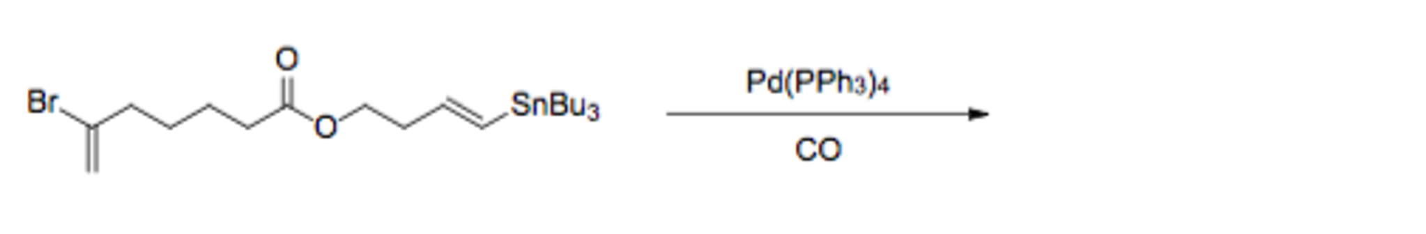 Solved Br SnBu3 Pd(PPh3)4 CO | Chegg.com