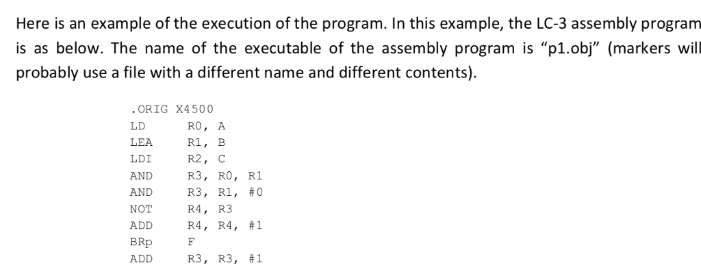 Part 1 (35 marks) LC3Edit is used to write LC-3 | Chegg.com