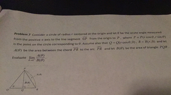 Solved Consider a circle of radius r centered at the origin | Chegg.com