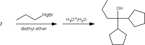 Solved OH MgBr diethyl ether | Chegg.com