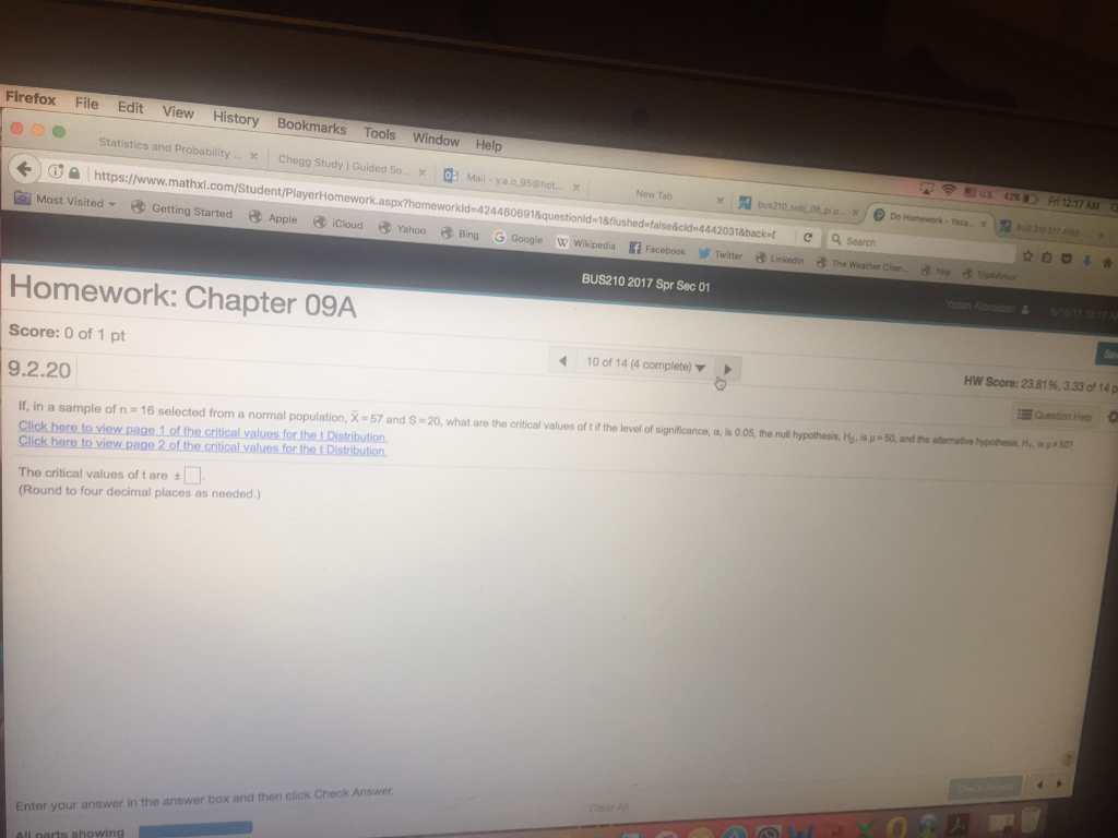 Solved Firefox File Edit View History Bookmarks Tools Window | Chegg.com