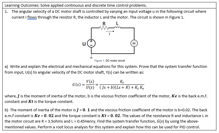 Solved Learning Outcomes: Solve applied continuous and | Chegg.com