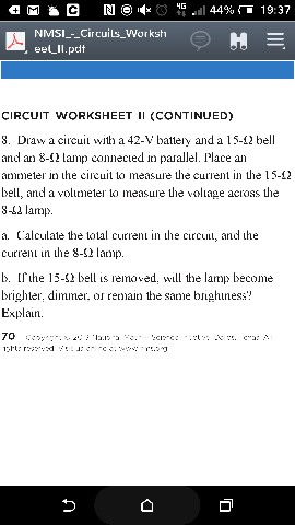 Solved aMa e R]⑨4-基4G.al 44%T 1 9: 37 Circuits worksh | Chegg.com