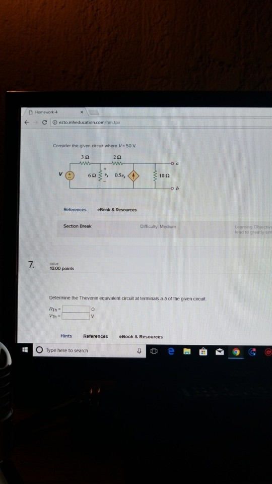 Solved (- C ⓘ ezto.mteducation.com/hm.tpx Consider the given | Chegg.com