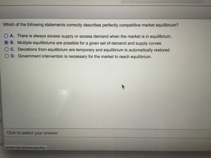 Solved Which of the following statements correctly describes | Chegg.com