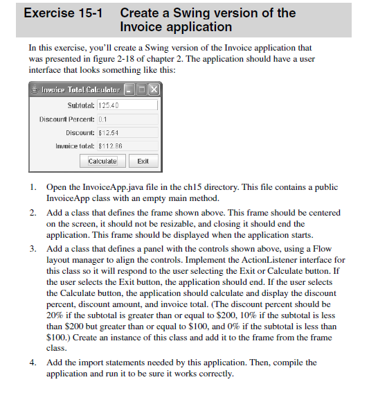Solved Heres the Original Invoice App: import | Chegg.com