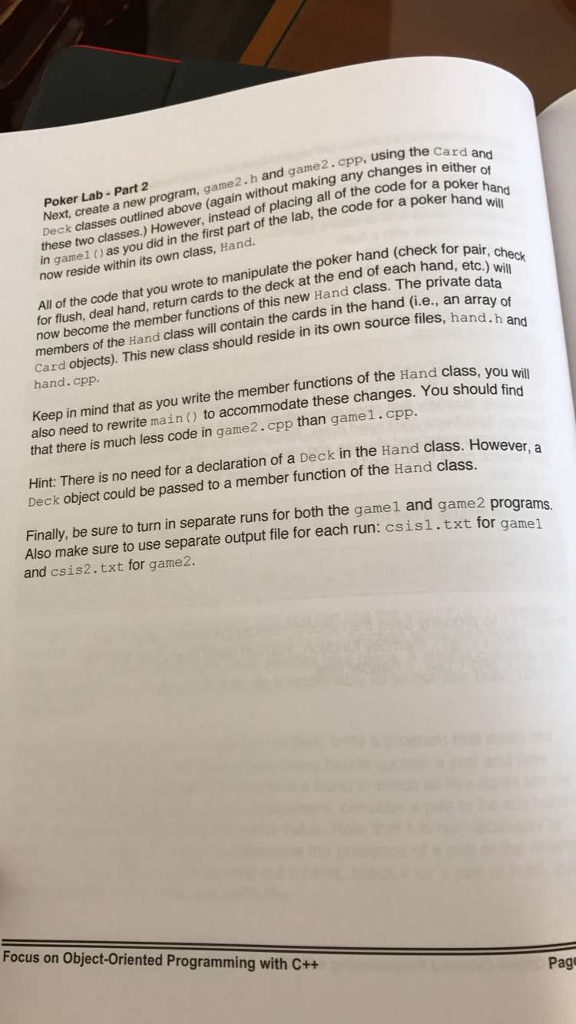 Solved Hello, I need help with my game2.h and game2.cpp for | Chegg.com