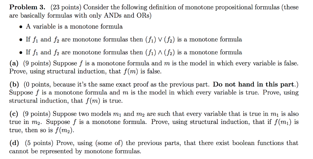Problem 3. (23 points) Consider the following | Chegg.com
