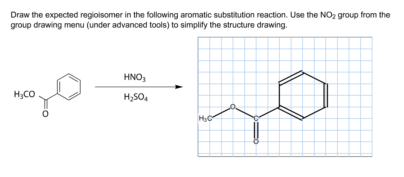 Solved Draw the expected regioisomer in the following | Chegg.com