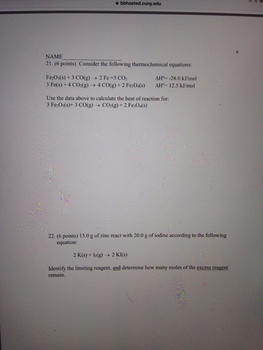 Solved Consider the following thermochemical equations; | Chegg.com