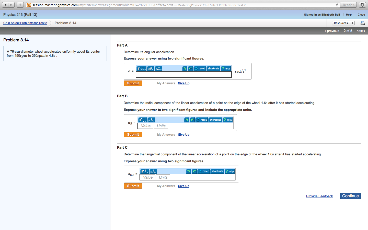 Solved 1. Determine its angular acceleration.2.Determine the | Chegg.com
