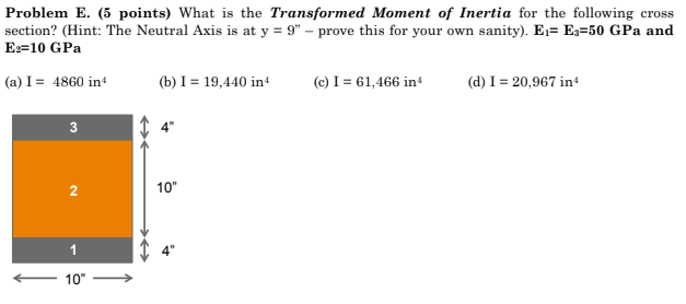 Solved Problem E. (5 points) What is the Transformed Moment | Chegg.com