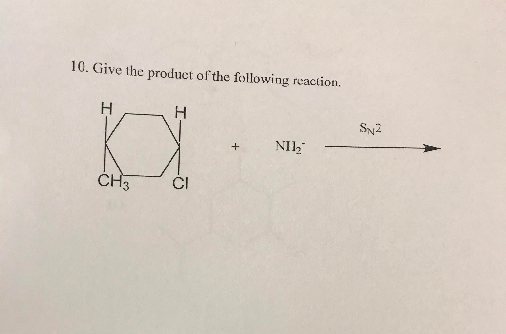 Solved Give the product of the following reaction. | Chegg.com