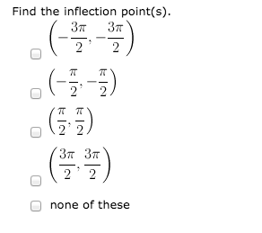Solved Consider the following. f(t) = t + cos(t) -2pi