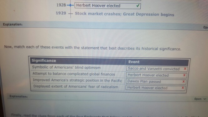 1928-+-| Herbert Hoover elected 1929 stock market | Chegg.com