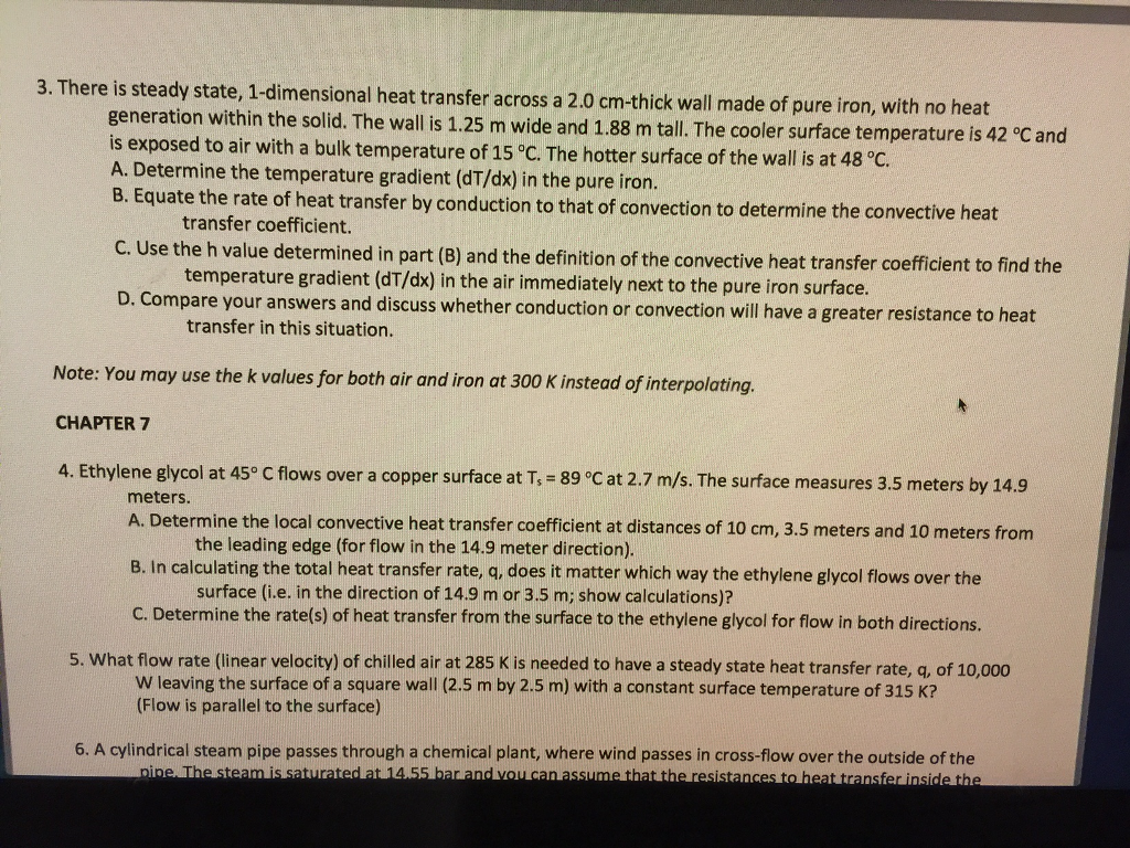 Solved 3. There is steady state, 1-dimensional heat transfer | Chegg.com
