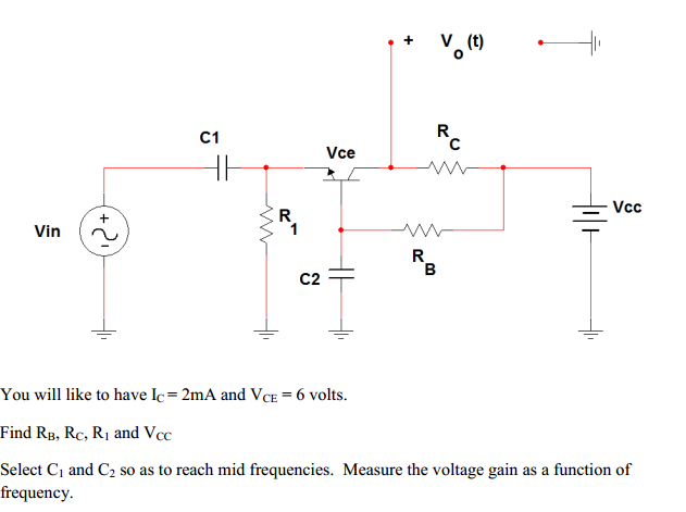 Solved Electronics with a common base amlifier | Chegg.com