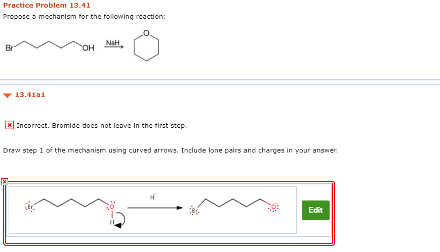 Solved Practice Problem 13.41 Propose a mechanism for the | Chegg.com Solved Practice Problem 13.41 Propose a mechanism for the | Chegg.com