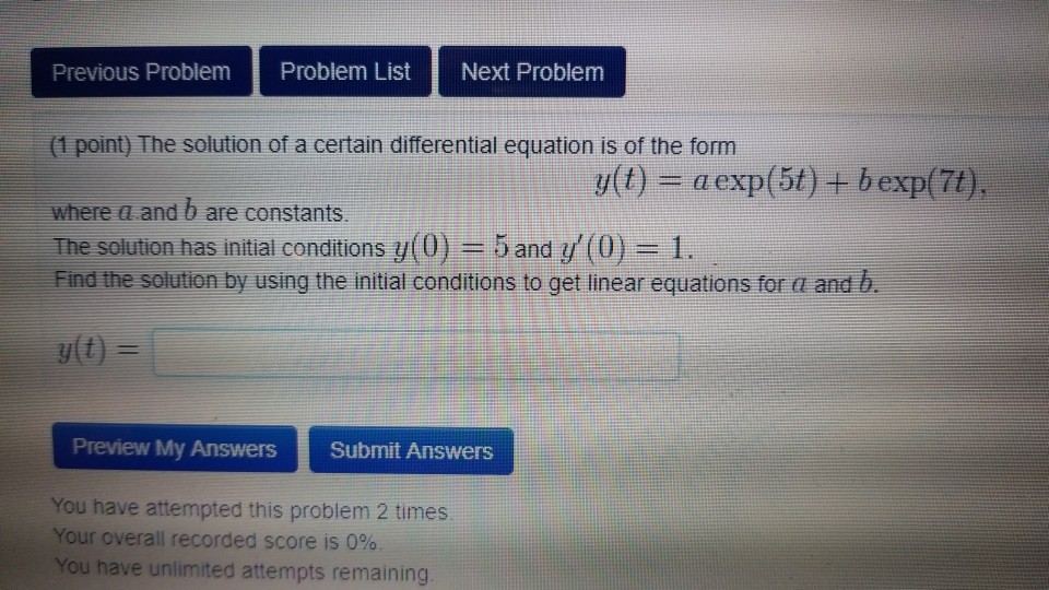 Solved Hw1 Problem 7 Previous Problem Problem List Next 3177