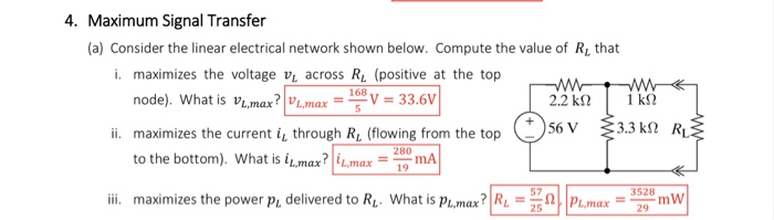 Solved Consider the linear electrical network shown below. | Chegg.com