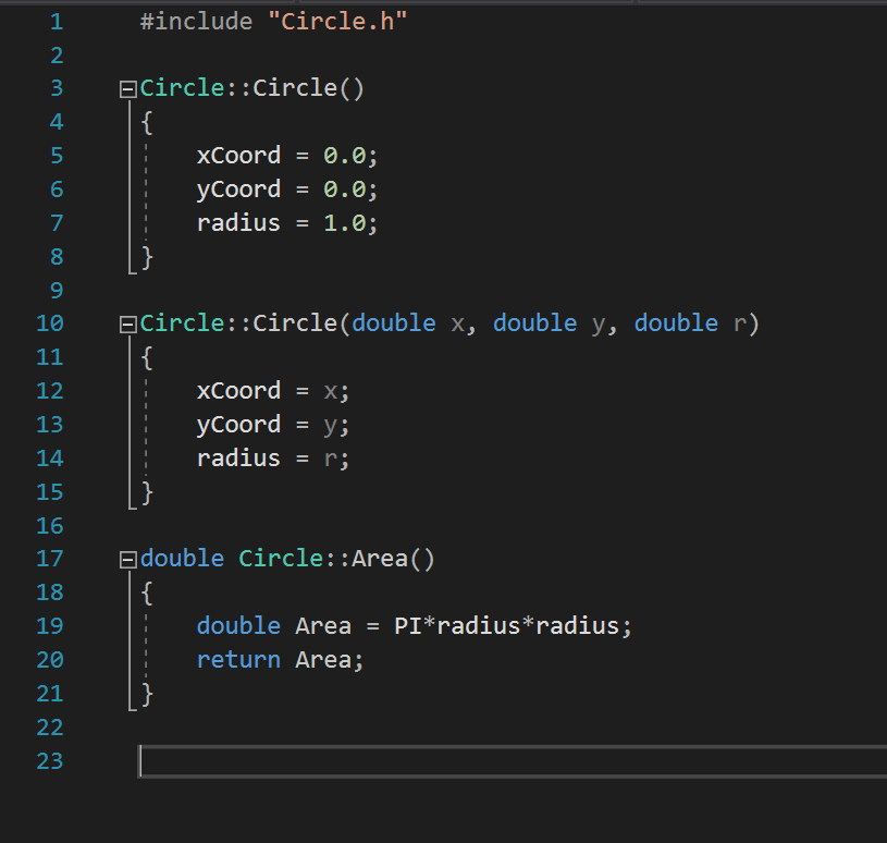 Solved Create a Cylinder.h and Cylinder.cpp file to complete | Chegg.com