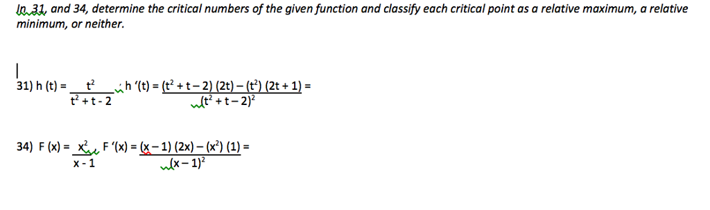 Solved Determine the critical numbers of the given function | Chegg.com