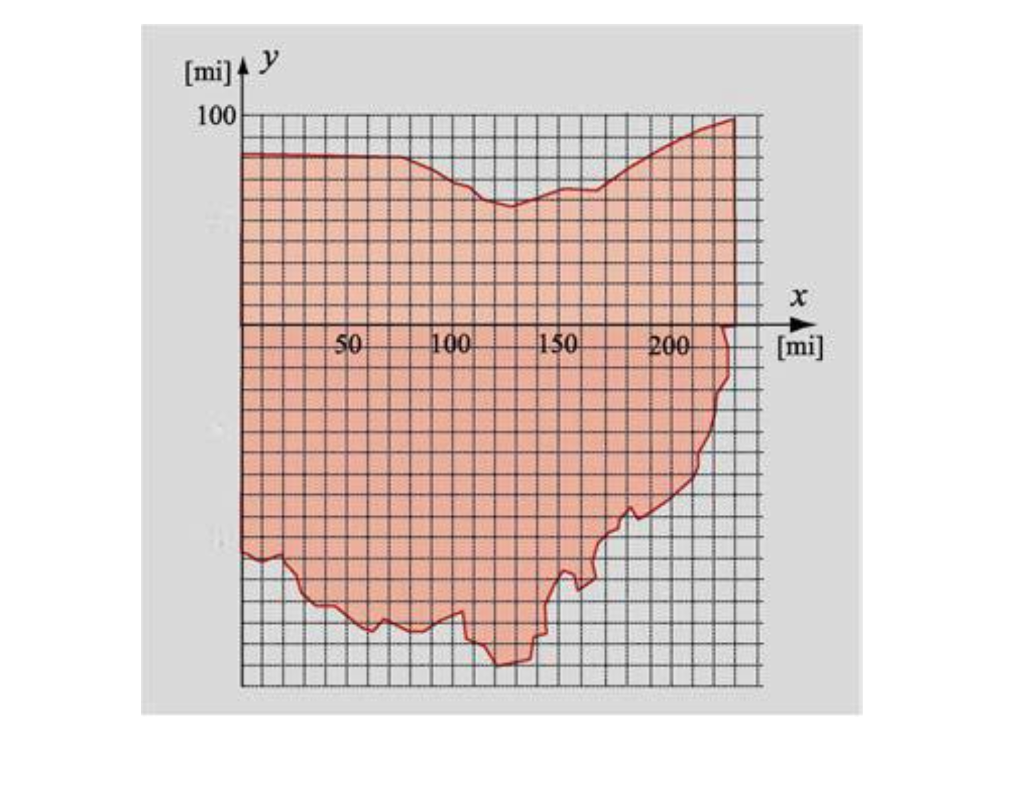 Solved Problem 4 (25 Points) An approximate map of the state | Chegg.com