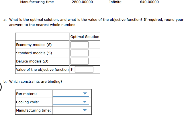 Solved Problem 3-12 (Algorithmic) Quality Air Conditioning | Chegg.com Solved Problem 3-12 (Algorithmic) Quality Air Conditioning | Chegg.com