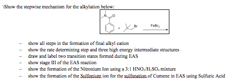 Solved 18. Show stage of the EAS reaction, the fast | Chegg.com