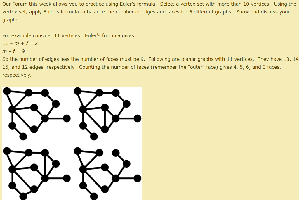 Our Forum this week allows you to practice using | Chegg.com