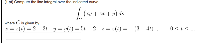 Solved Compute the line integral over the indicated curve. | Chegg.com