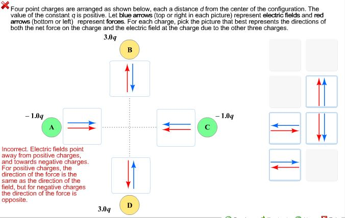 Solved Four point charges are arranged as shown below, each | Chegg.com
