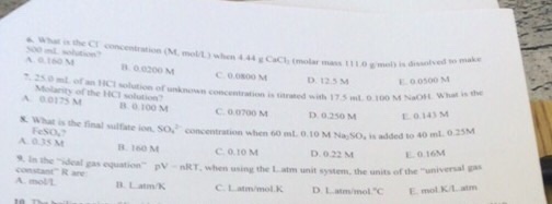 Solved Chemistry 1 | Chegg.com