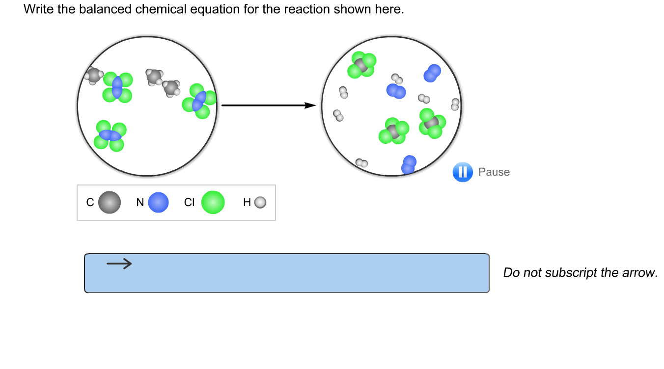 Solved Write The Balanced Chemical Equation For The Reaction