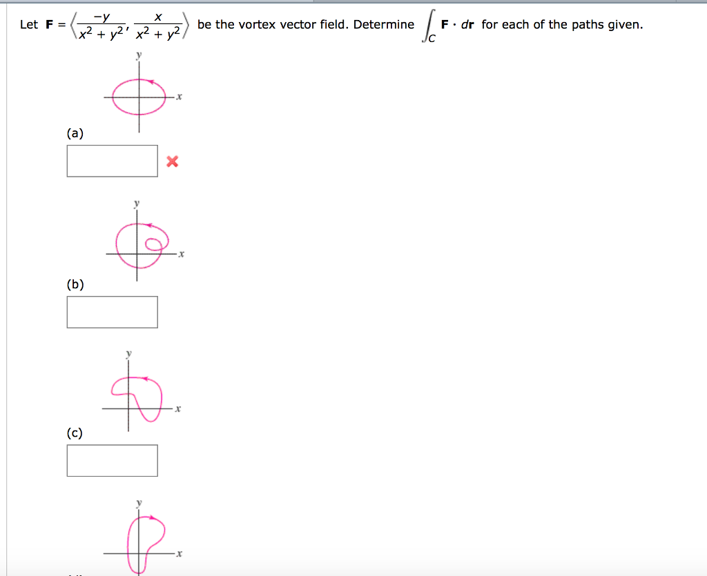 Solved Let F-? be the vortex vector field. Determiner , for | Chegg.com