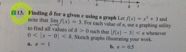 #13 part a and b: Finding delta for a given E using a | Chegg.com