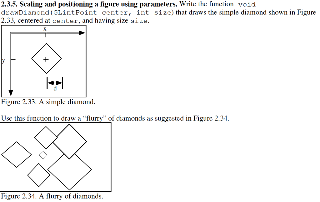 Solved COMPUTER GRAPHICS Solve Practice Exercise 2.3.5. | Chegg.com