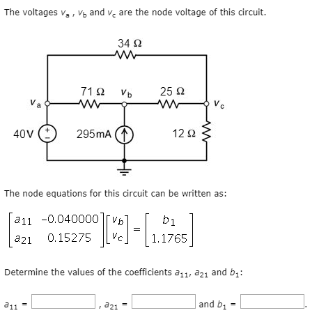 Solved The voltages va , vb and vc are the node voltage of | Chegg.com