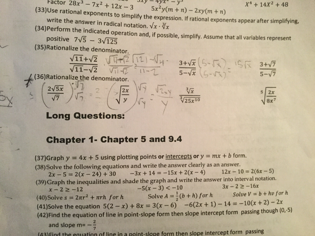 Solved Use rational exponents to simplify the expression. If | Chegg.com