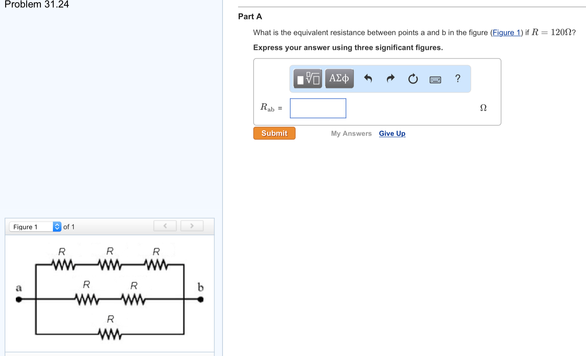 Solved What is the equivalent resistance between points a | Chegg.com