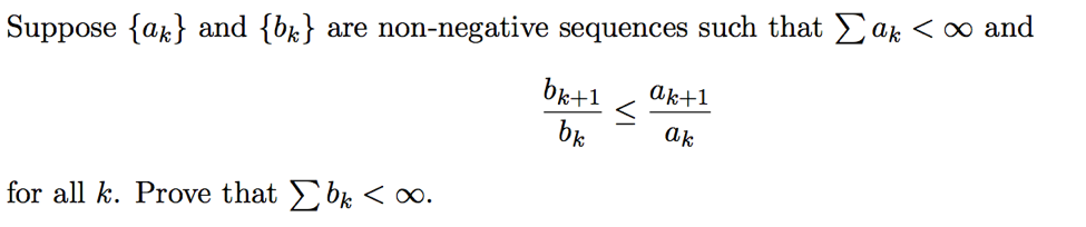 Solved Suppose {ak} and {bk} are non-negative sequences such | Chegg.com