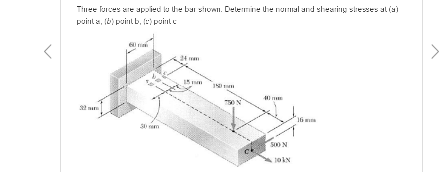 Solved Determine the normal and shearing stresses and a b | Chegg.com