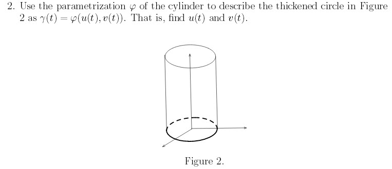 Solved Use the parametrization psi of the cylinder to | Chegg.com