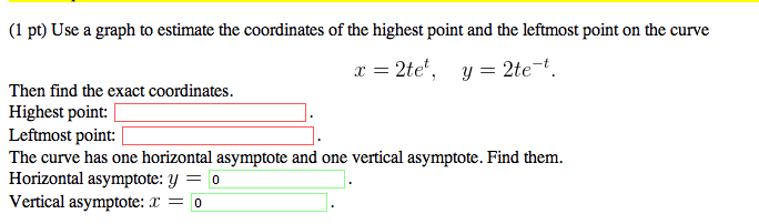 Solved Use a graph to estimate the coordinates of the | Chegg.com