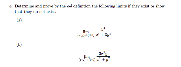 Solved 4. Determine and prove by the epsilon-theta | Chegg.com