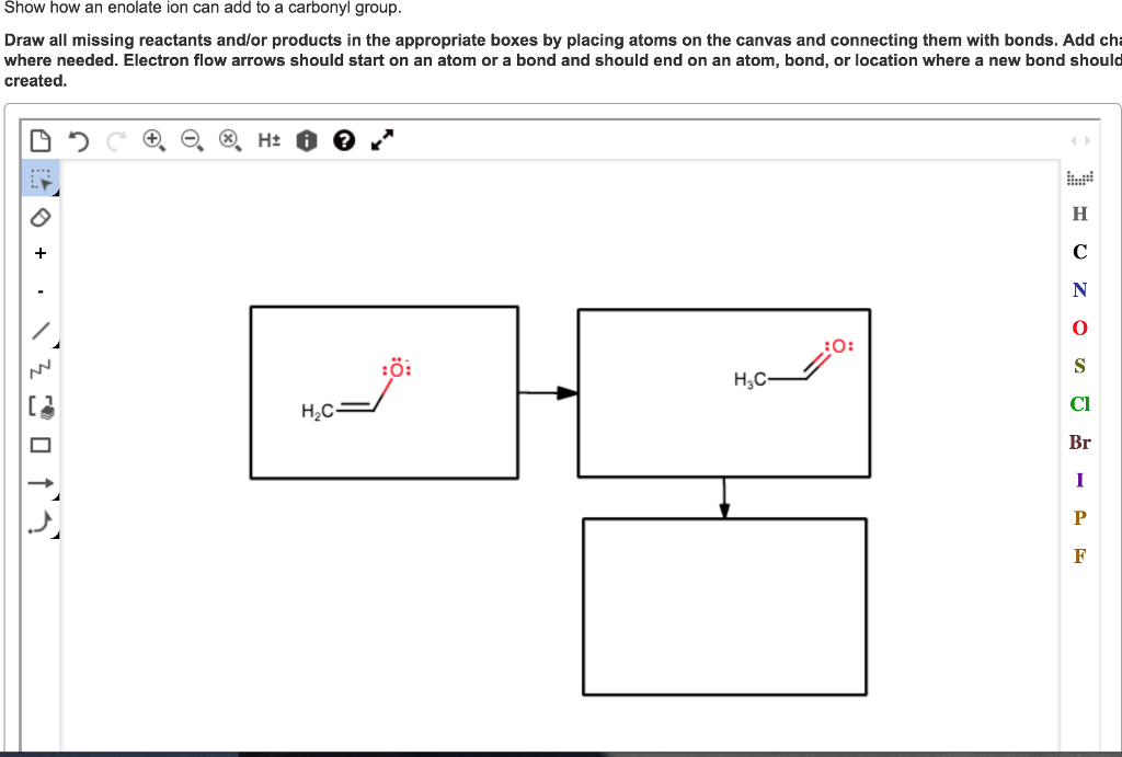 Solved Show how an enolate ion can add to a carbonyl group. | Chegg.com